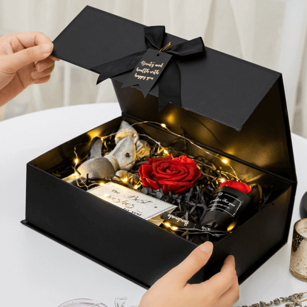 Custom Hinged Rigid Boxes Wholesale - POZI Packaging